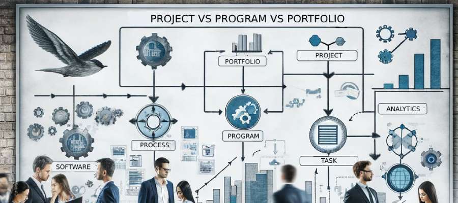 Understanding The Key Differences Portfolio Vs Project Vs Program